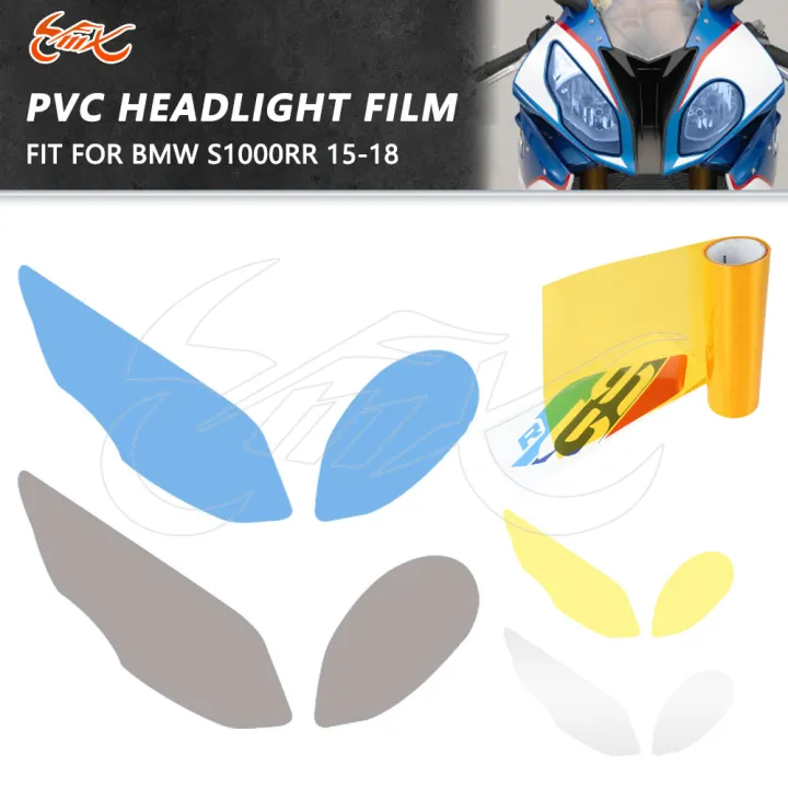 PVC Clear Motorcycle Headlight Tint Film Sticker Head Lamp Protection ...