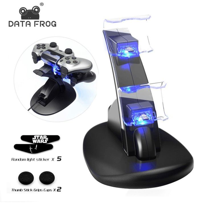 DATA FROG LED Dual USB Charging Dock Charger Controller Holder Stand ...