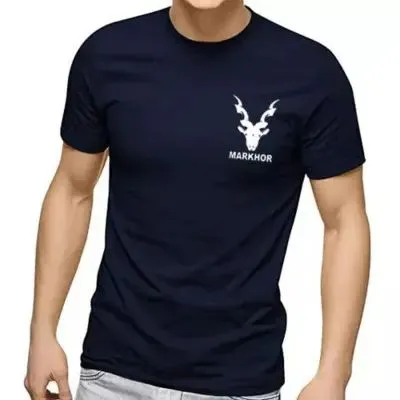 Markhor T Shirt For Mens Pocket Printed T-Shirt ISI Logo Half Sleeves ...