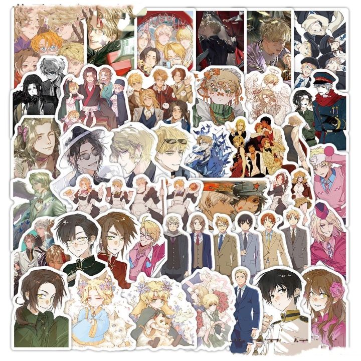 60Pcs Anime Hetalia Axis Powers Stickers Decals For Phone Laptop ...