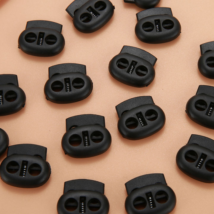 Plastic Cord Lock Stopper Toggle Clip Block Retainer for Drawstring ...