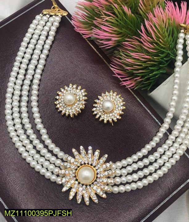 white pearl artificial set | Daraz.pk