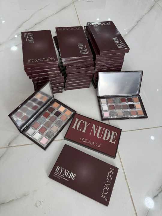 HUDAMOJI Icy Nude Makeup Kit – Professional Nude Eyeshadow Palette ...