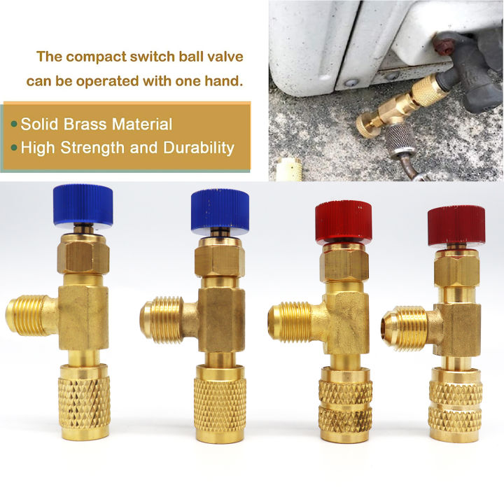 R22 R410 Refrigerant Charging Valve Air Conditioning Refrigerant Liquid ...
