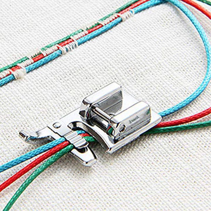 3 way cording Foot with shank for Juki/ singer/ brother/Janome/ Riccar ...
