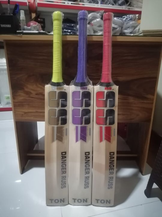 SS Dre Russ premium English willow cricket bats SH size | Daraz.lk