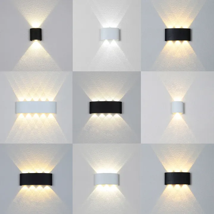 LED Wall Lamp Outdoor Waterproof IP66 Interior Wall Light 2W 4W 6W 8W ...