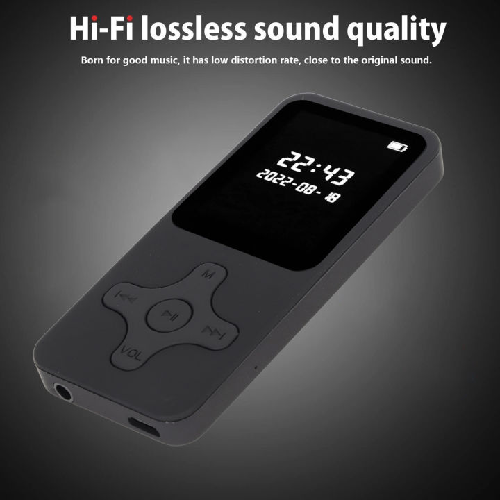 MP3 Player MP3 MP4 Player Bluetooth 5.0 Ultra Thin Digital LCD 1.77 ...