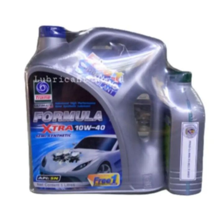 Trane engine oil ဓာတ်ဆီအင်ဂျင်ဝိုင် semi synthetic 10w40 (5li +coolant ...