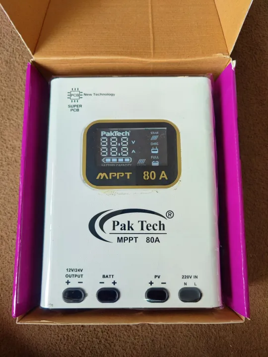 Paktech Mppt solar charge controller new model | Daraz.pk