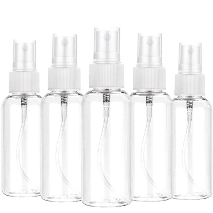 3/5/10pcs Refillable 10ml 30ml 50ml 60ml 100ml Clear PET Plastic ...