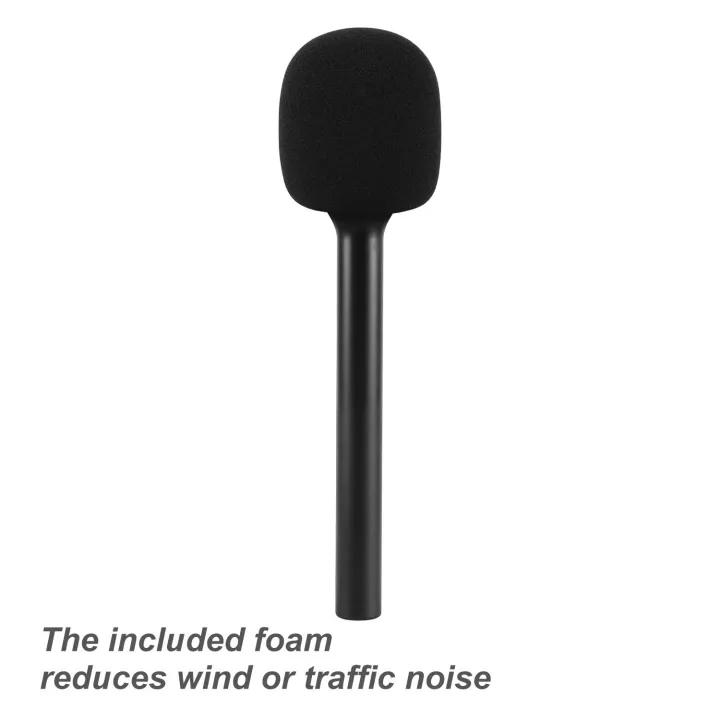 Microphone Interview Handle Interview GO Handheld Adapter with Foam for ...