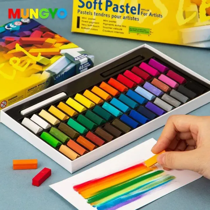 MUNGYO 12 pieces Colors Soft Pastel/Chalks/Sticks/Crayons for Artists ...