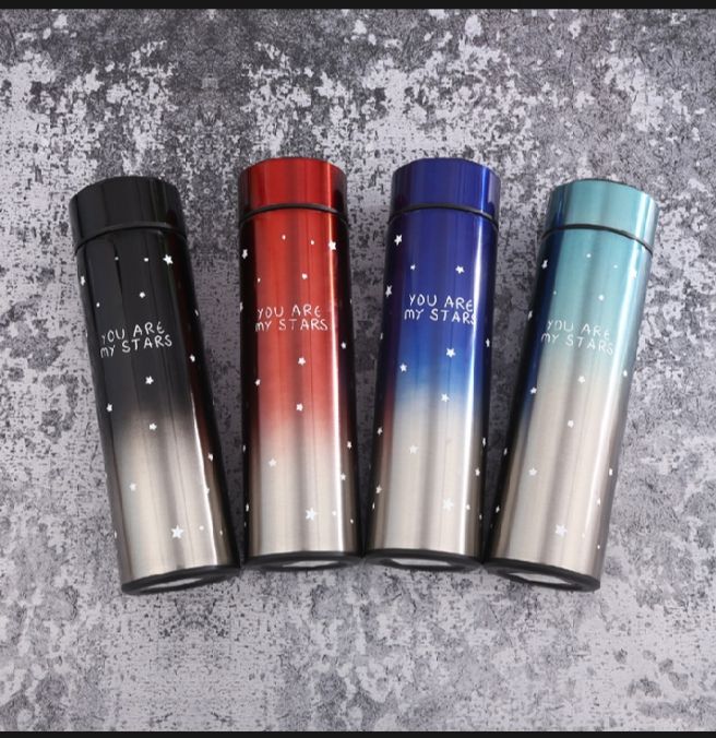 500ml Digital Vacuum Flask Thermo Led Light Touch Temperature Display ...