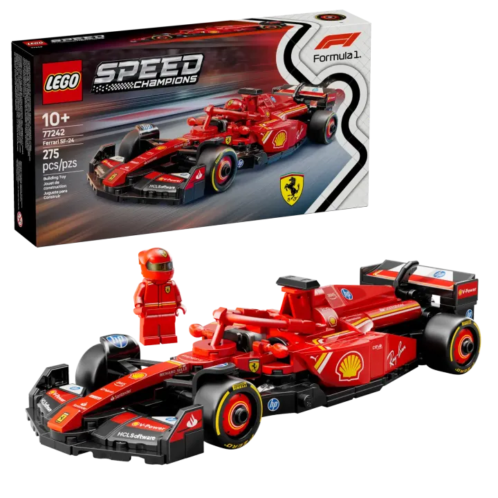 LEGO Speed Champions Ferrari SF-24 F1 Race Car – Set 77242 (275 Pieces ...