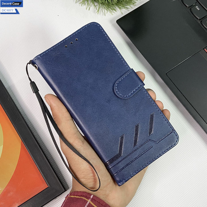 Infinix Zero 40 4G Book Cover - Blue - New Stylish Megantic Flip Book ...