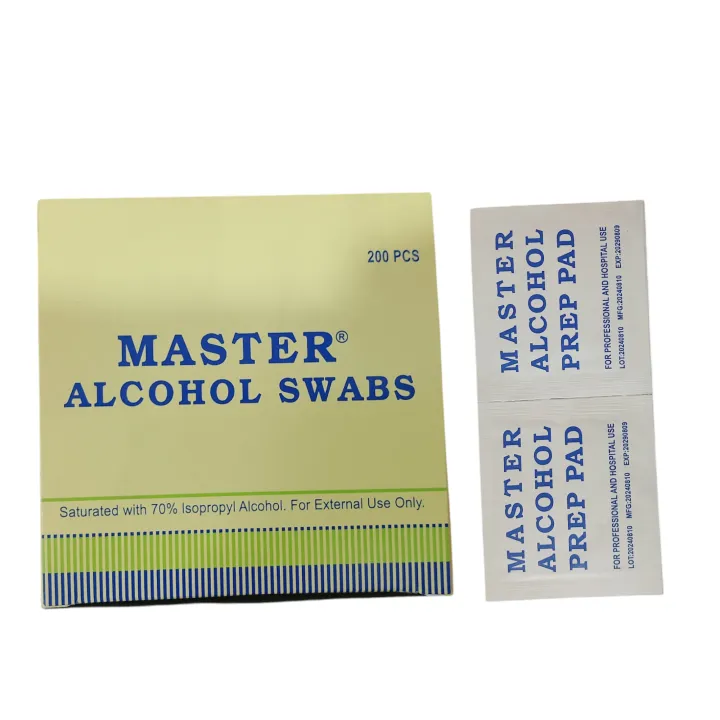 Master Prep paid Swabs 200 PCs Box use for First aid | Daraz.pk