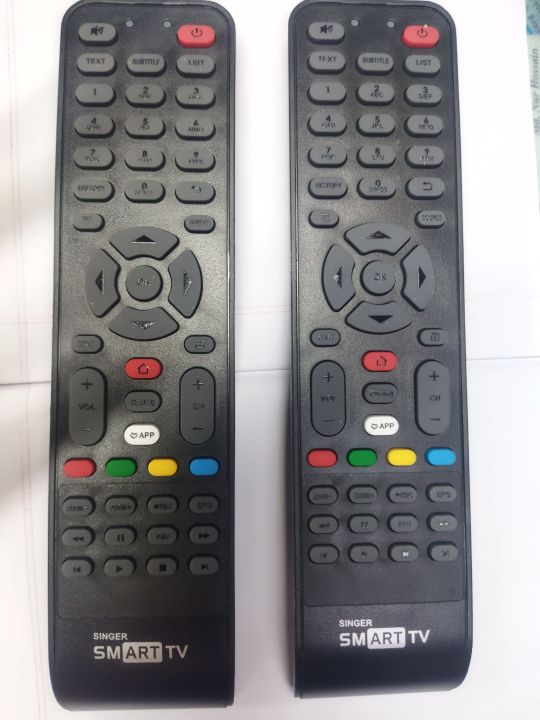 Singer Smart Led Tv Remote Control For All Singer Led Tv. | Daraz.com.bd