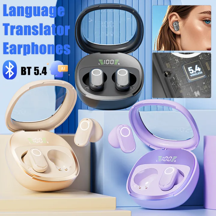 M86 AI Translation Headphones 144 Global Language Translations Real ...