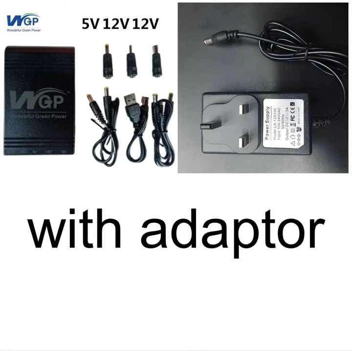 wgp Mini UPS 5/12/12v With updated(10,400mah big battery)with 2 years ...