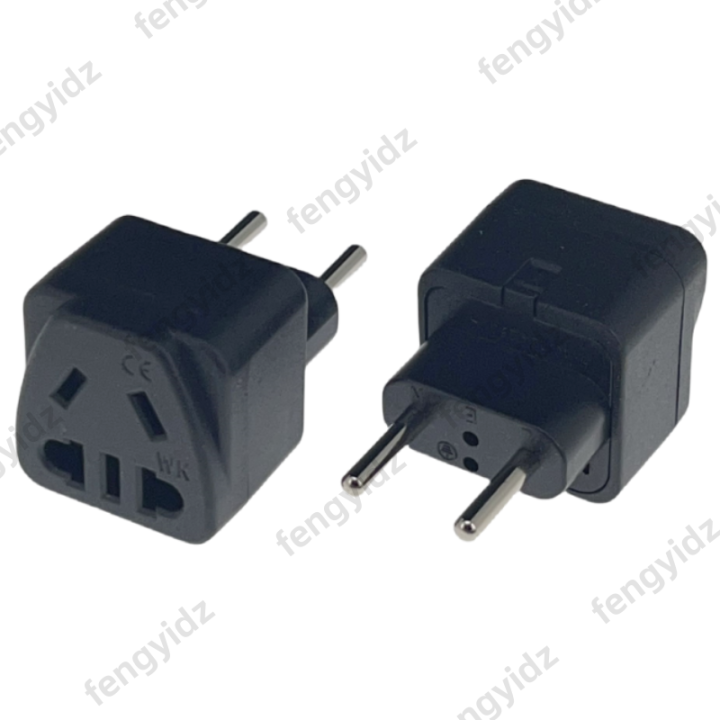 EU Travel Plug 2 IN 1 EU European To Chinese Universal AU 2 Pin ...
