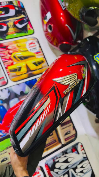 CG 125 Tanki Tapa 2026 Model Complete Set | Premium Quality Stickers ...