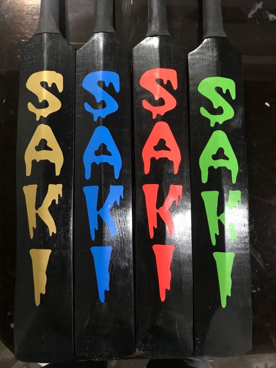 Saki tape ball bat Age 8 to 12 years children pure wood bat | Daraz.pk