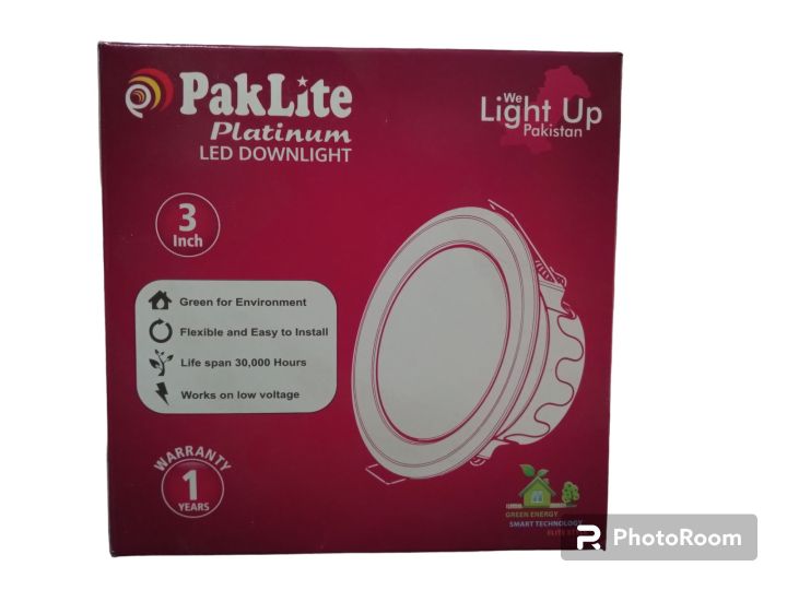 LED DOWNLIGHT PLATINUM 3 INNCH 7 WATT DAYLIGHT | Daraz.pk