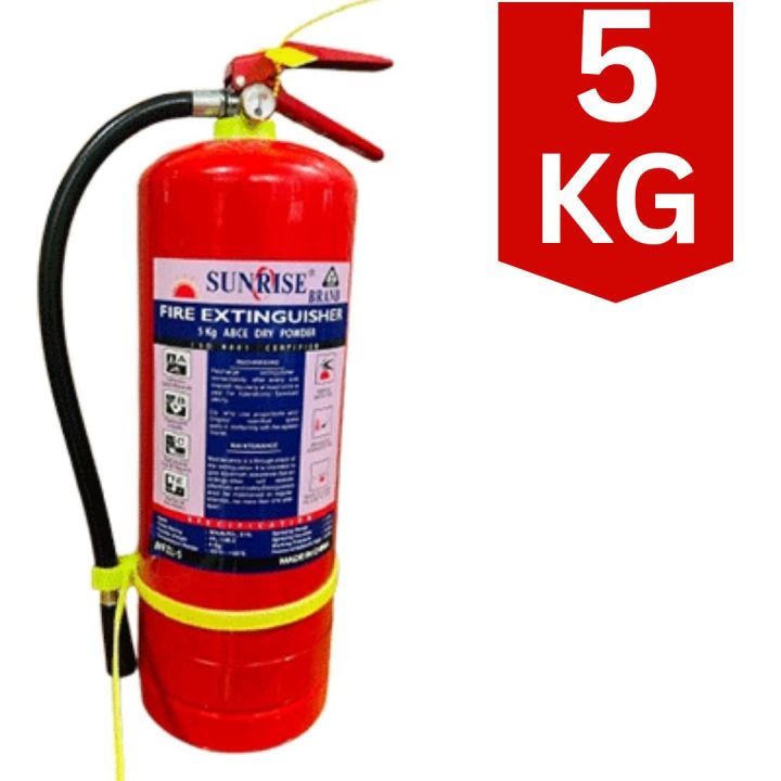 ABCE 5 kg Fire Extinguisher -Red Fire extinguisher Powder | Daraz.com.bd