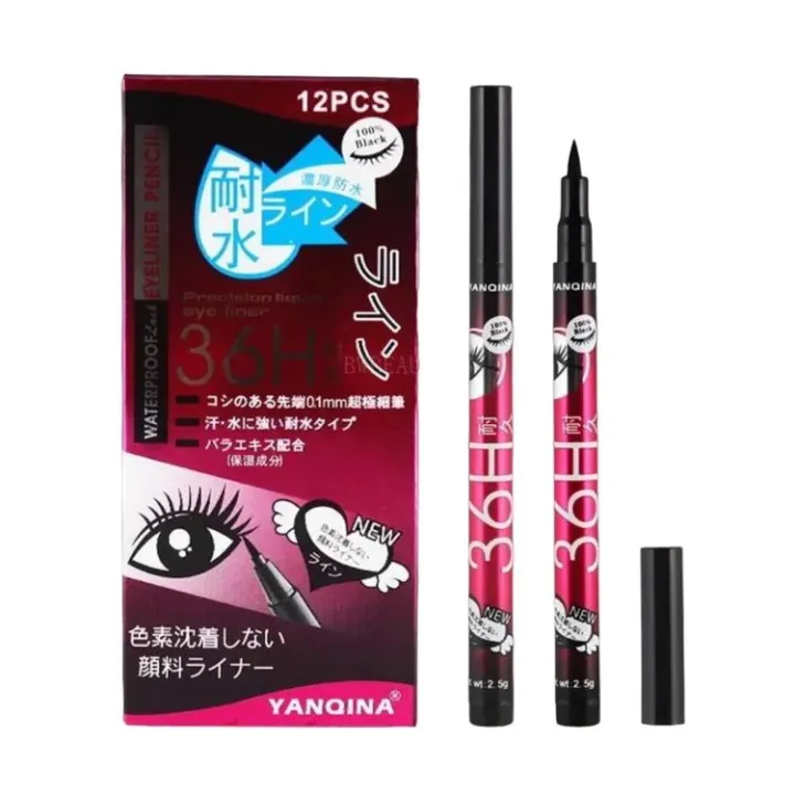 Professional 36H WaterProof EyeLiner Marker – Black | Daraz.pk