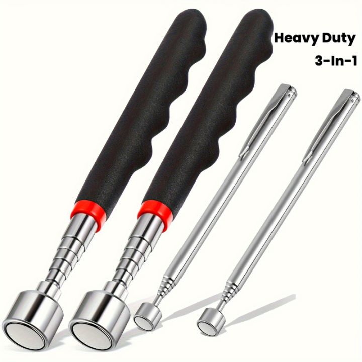 Adjustable Pick-Up Rod, Mini Portable Magnetic Pick-Up Tool with ...