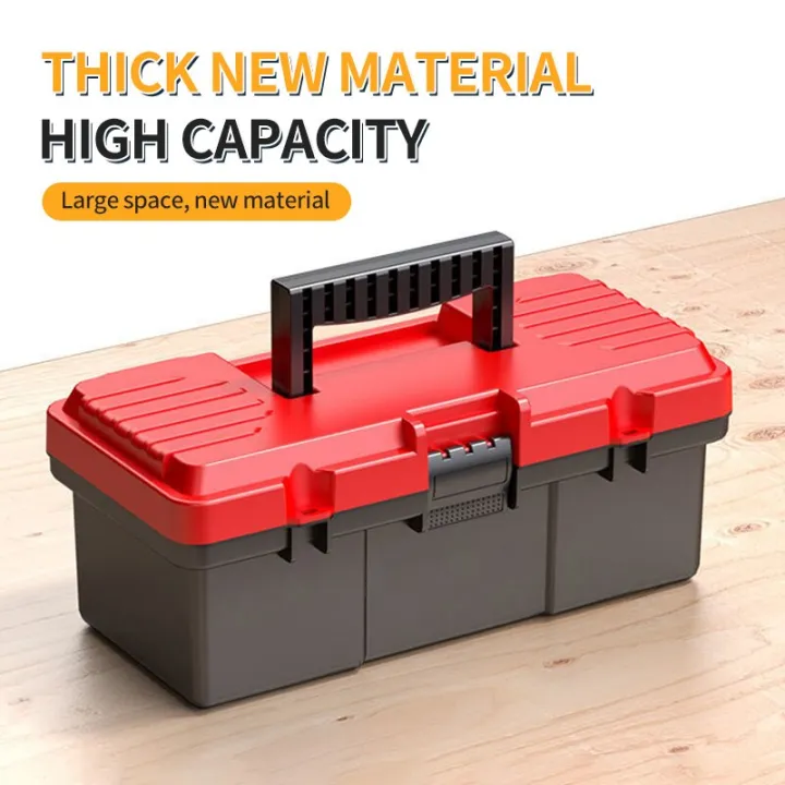13inch Double Layer Household Tool Box Organizer Case Multifunction ...