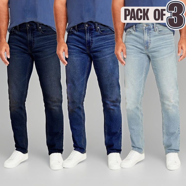 Pack of Three| premium Quality jeans for men | | Daraz.pk