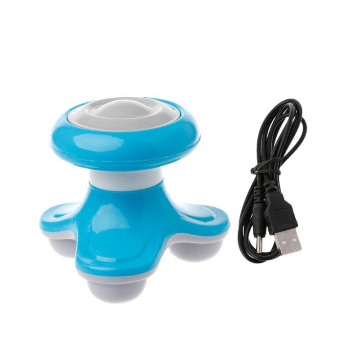 Triangle Shape USB Electric Handled Wave Vibrating Massager Mini Neck ...