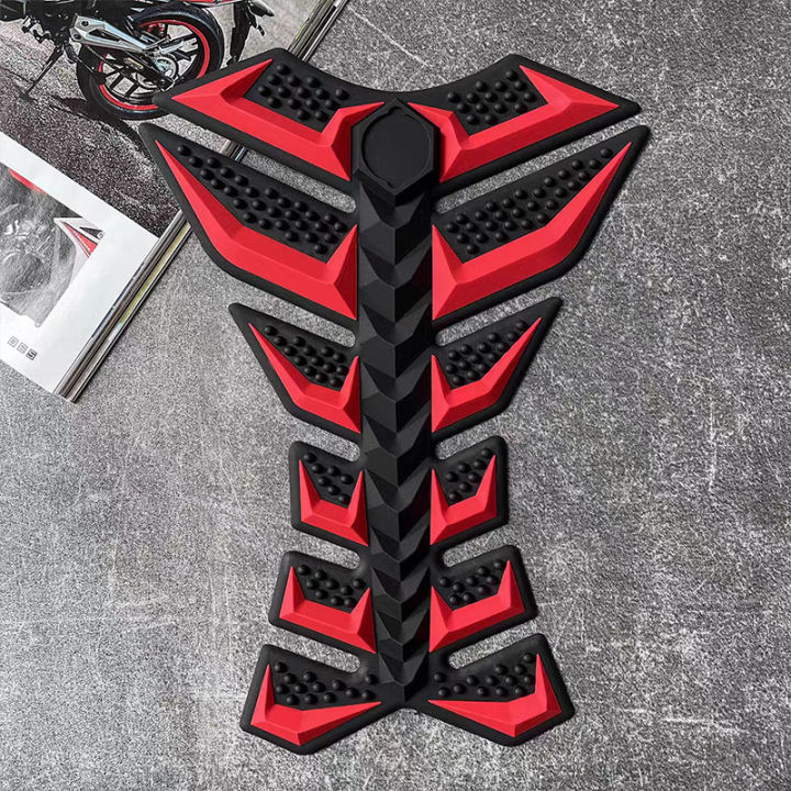 Universal Fuel Tank Sticker for Motorcycle Tank Pad 3D Fish Bone Mat ...