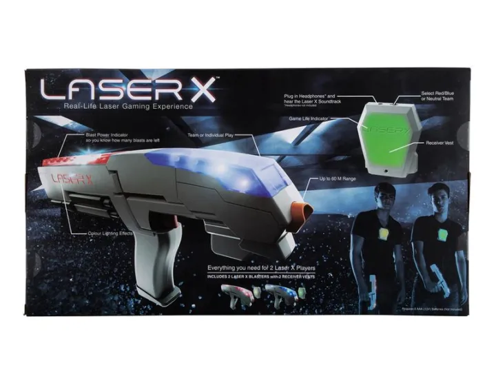 Laser X Double Player Real-Life Laser Gaming Set (new box pack) | Daraz.pk
