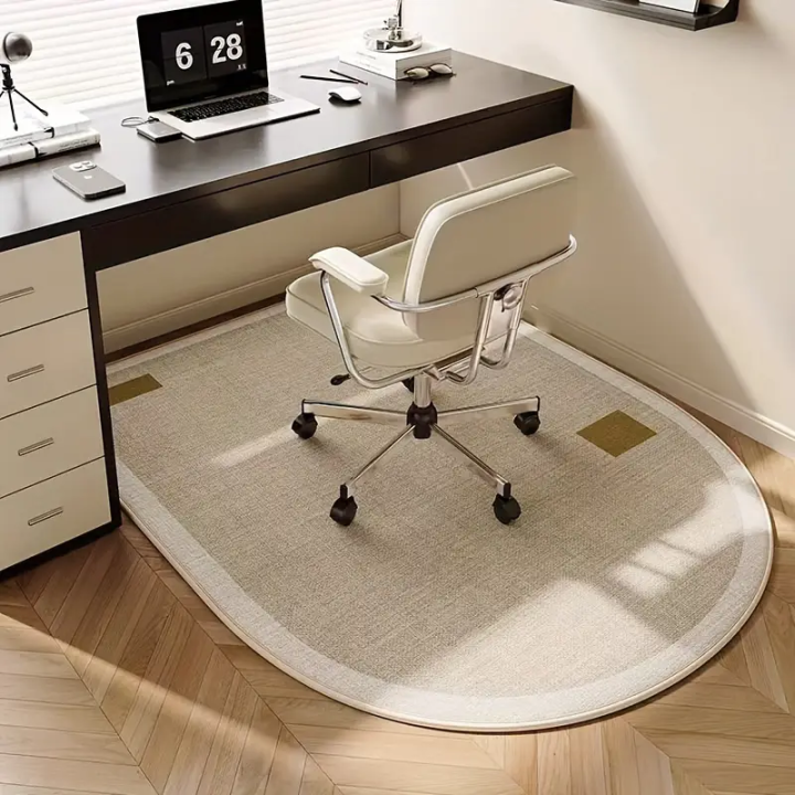 Study desk swivel chair floor mat simple study table soft cushion anti ...