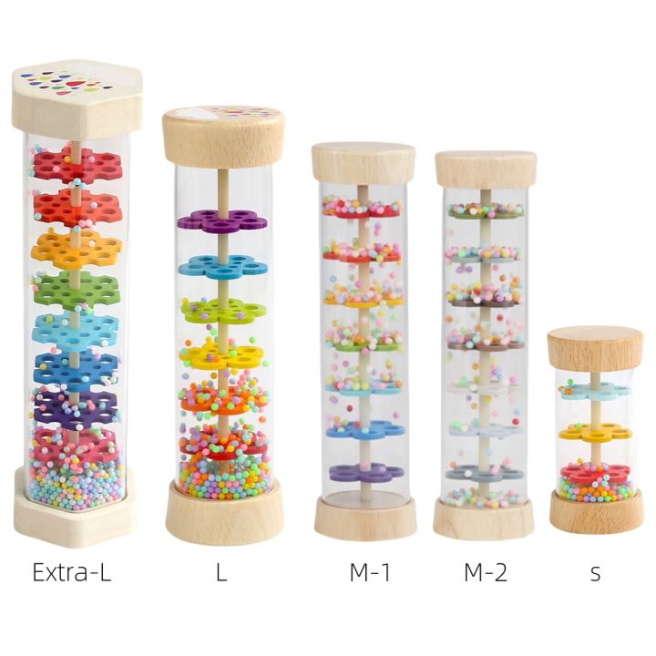 Wooden Rain Stick,Wooden Rain Sound Tube Instrument Rain Maker Musical ...