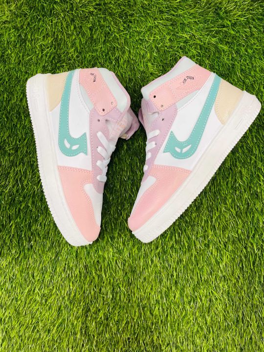 Colorful High Top Sneakers for Girls | Daraz.com.np