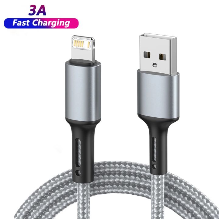 Quick Charge USB Cable For iPhone 13 12 11 Pro X Max 6 6s 7 8 Plus iPad ...