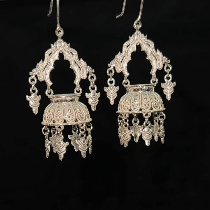 Pure Silver Dalucha Earing | Daraz.com.np