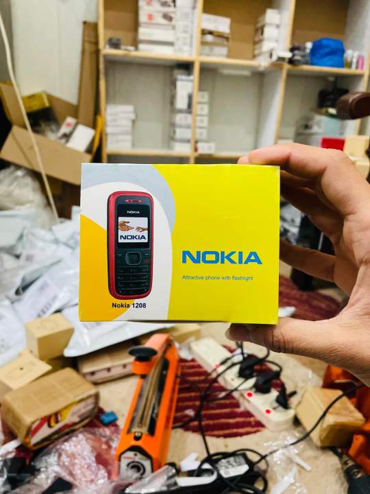 Nokia 1208/1200 original phone PTA approved old model single sim box pack | Daraz.pk