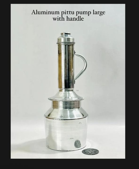 Pittu Maker/Pittu pump Bamboo Kudum Steam Quality Aluminum with handle ...