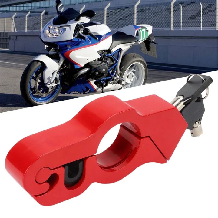 Motorcycle Handlebar Lock Tamper Resistant Weatherproof Aluminum Alloy ...