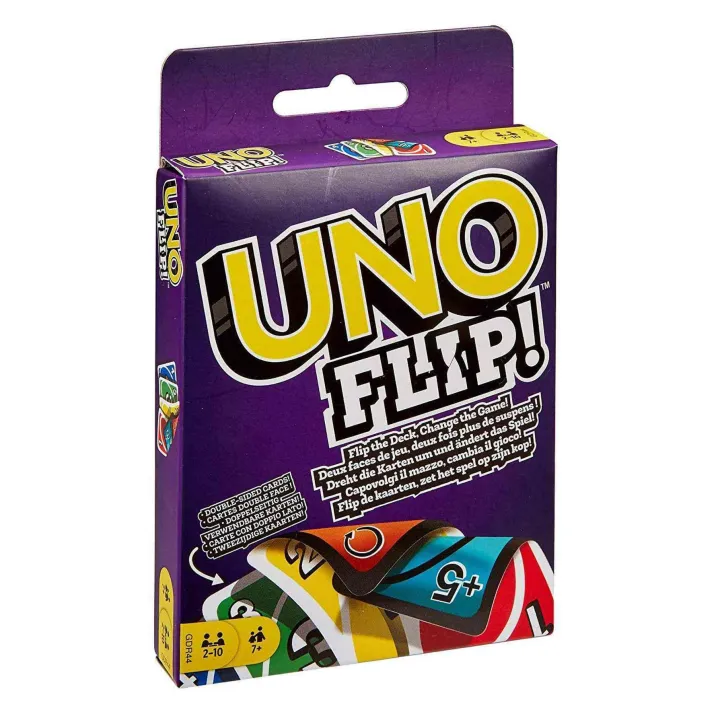 UNO Kid Mattel Games Uno Flip Side Card Game, Multi Color | Daraz.pk
