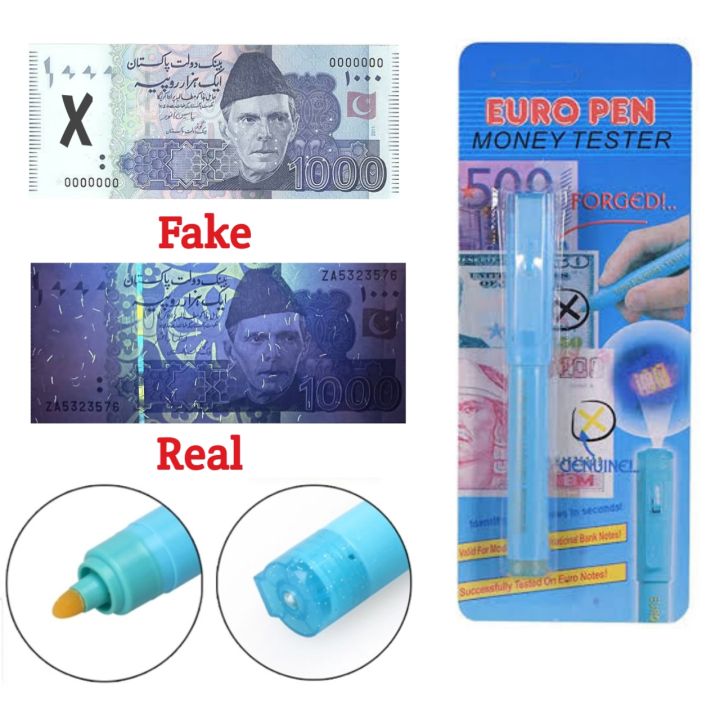 UV Note Checker Pen, Money Detector, Invisible Ink UV Light Currency ...