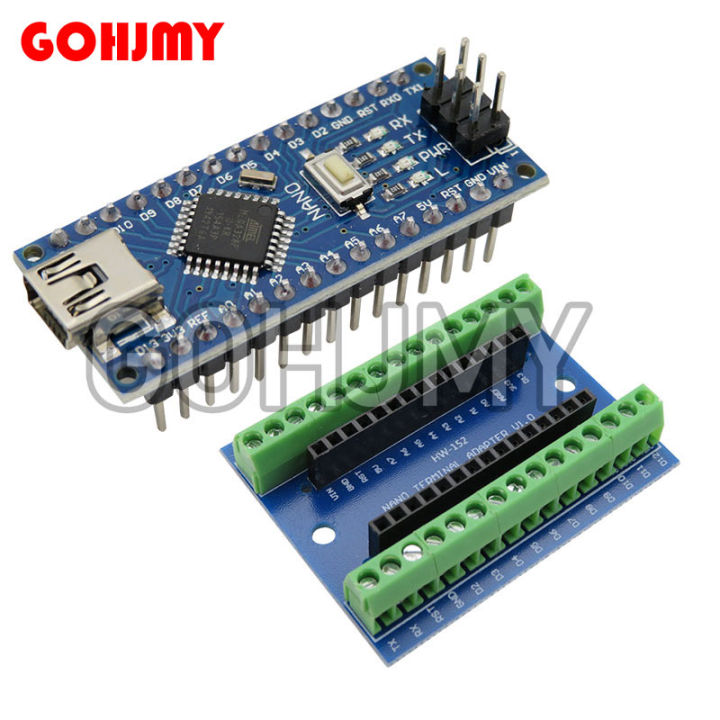1PCS NANO V3.0 3.0 Controller Terminal Adapter Expansion Board NANO IO Shield Simple Extension ...