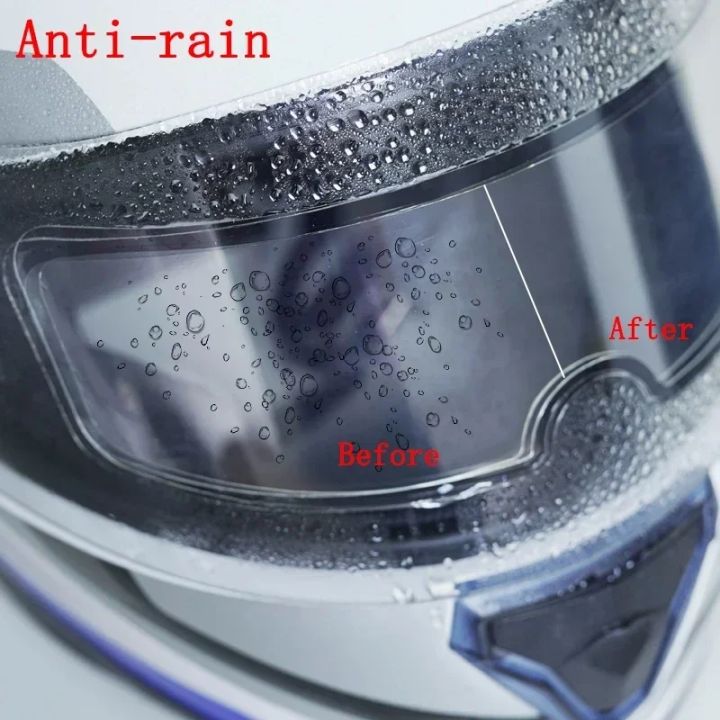 Motorcycle Helmet Mirror Rainproof Film Rainproof Anti Fog Sticker ...