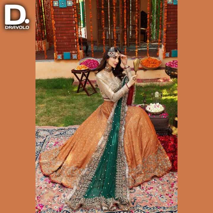 Ayesha Imran Bridal Maxi - RUEDAD E SAHR-A | Ravishing Blush Long Frock ...