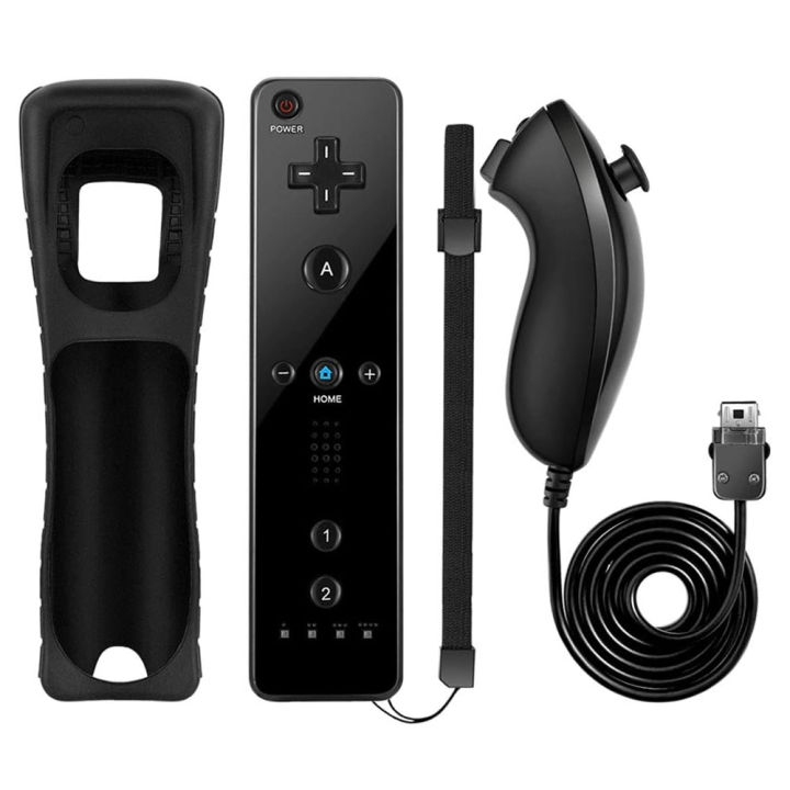 2 in 1 Wireless Bluetooth Remote Controller For Wii Wii U Controle ...